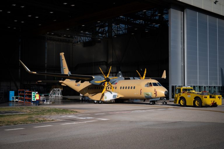 First Look at the First C-295 Transport Aircraft of India