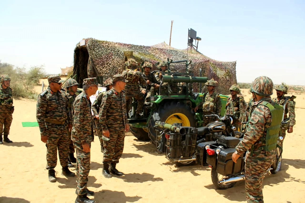 Exercise Sudarshan Shakti: Indian Army Exercise Along the Western Border