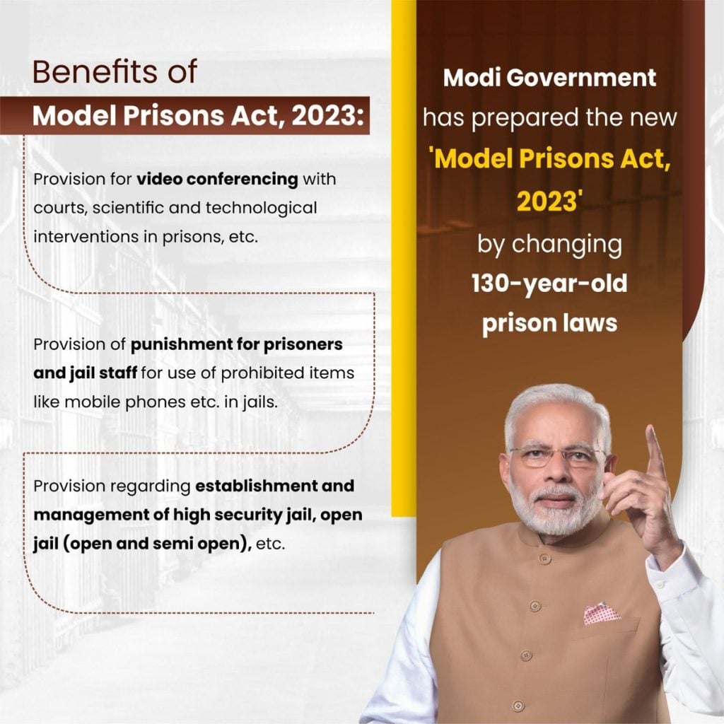What Is The Model Prisons Act – Reforms In the Indian Prisons System?