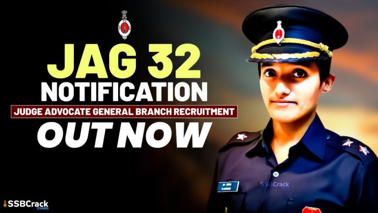 JAG 32 Notification Judge Advocate General Branch Recruitment Indian Army [Out Now]