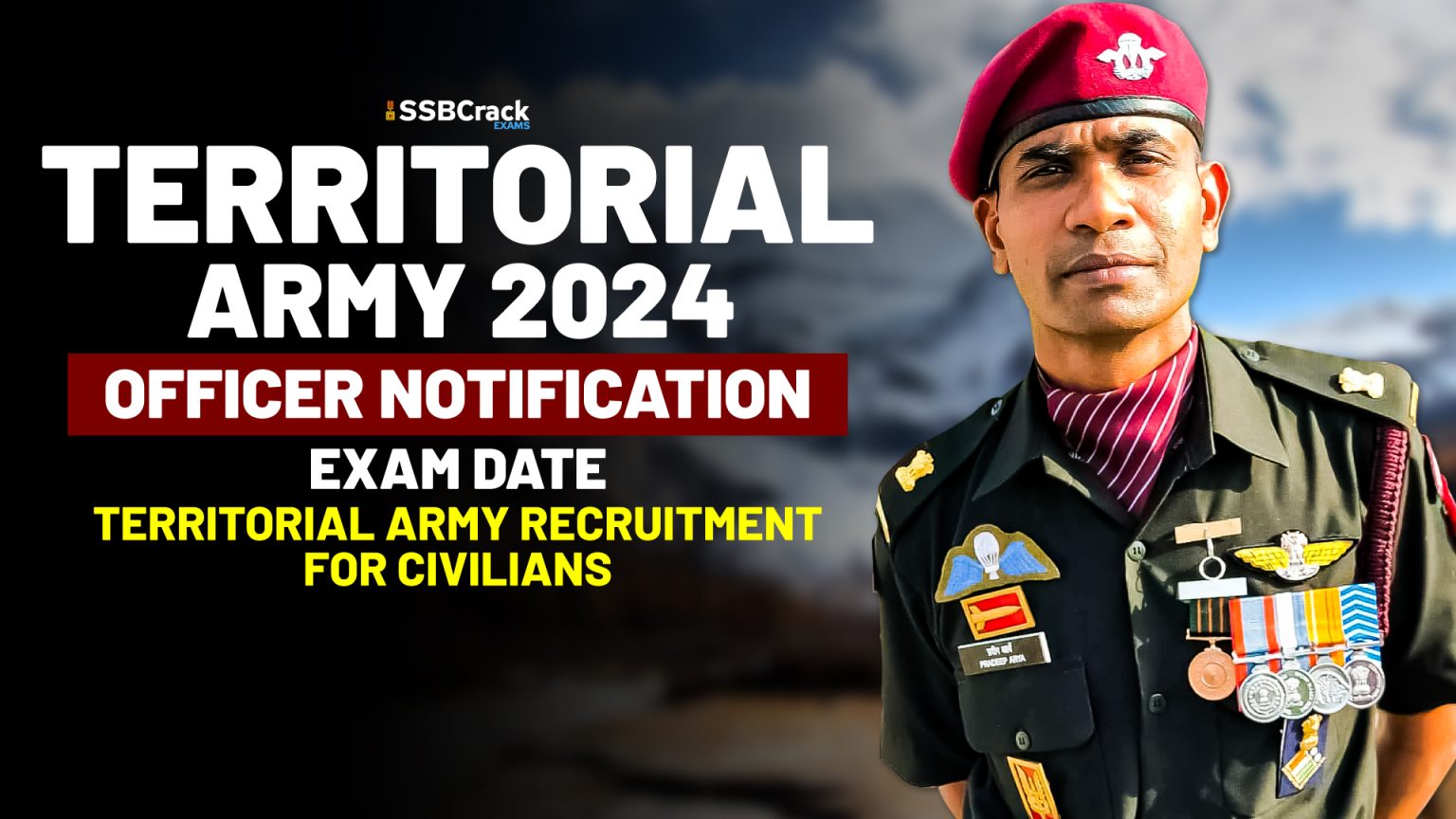 Territorial Army 2024 Notification And Exam Date