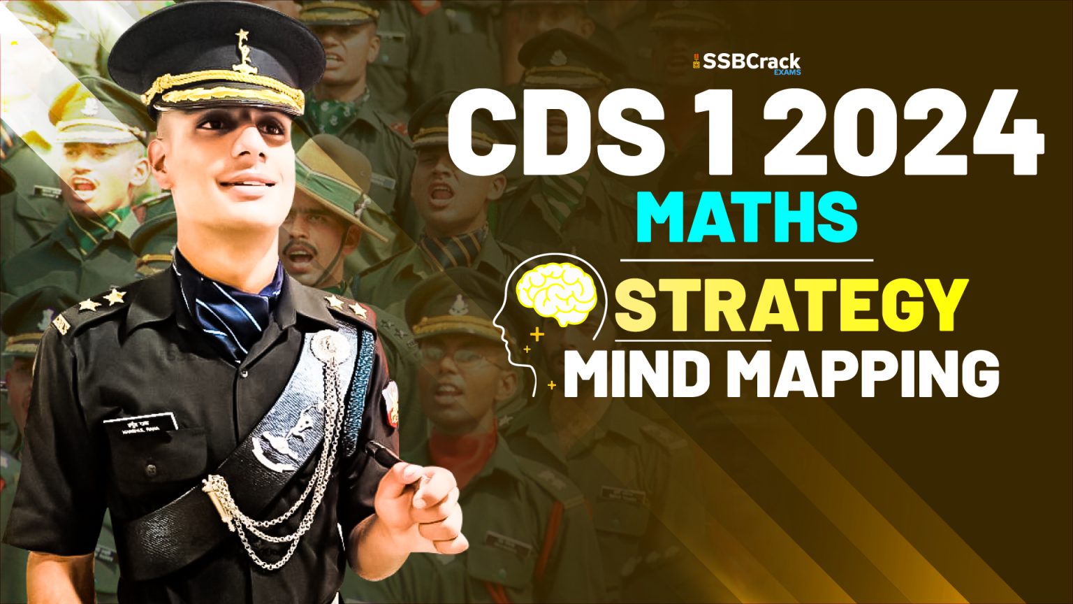 CDS 1 2024 Exam Maths Complete Strategy & Mind Mapping