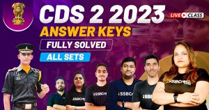 CDS 2 2023 Answer Keys and Full Solutions [Download PDF – All Sets]