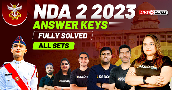 NDA 2 2023 Answer Keys PDF [Complete Solution – All Sets]