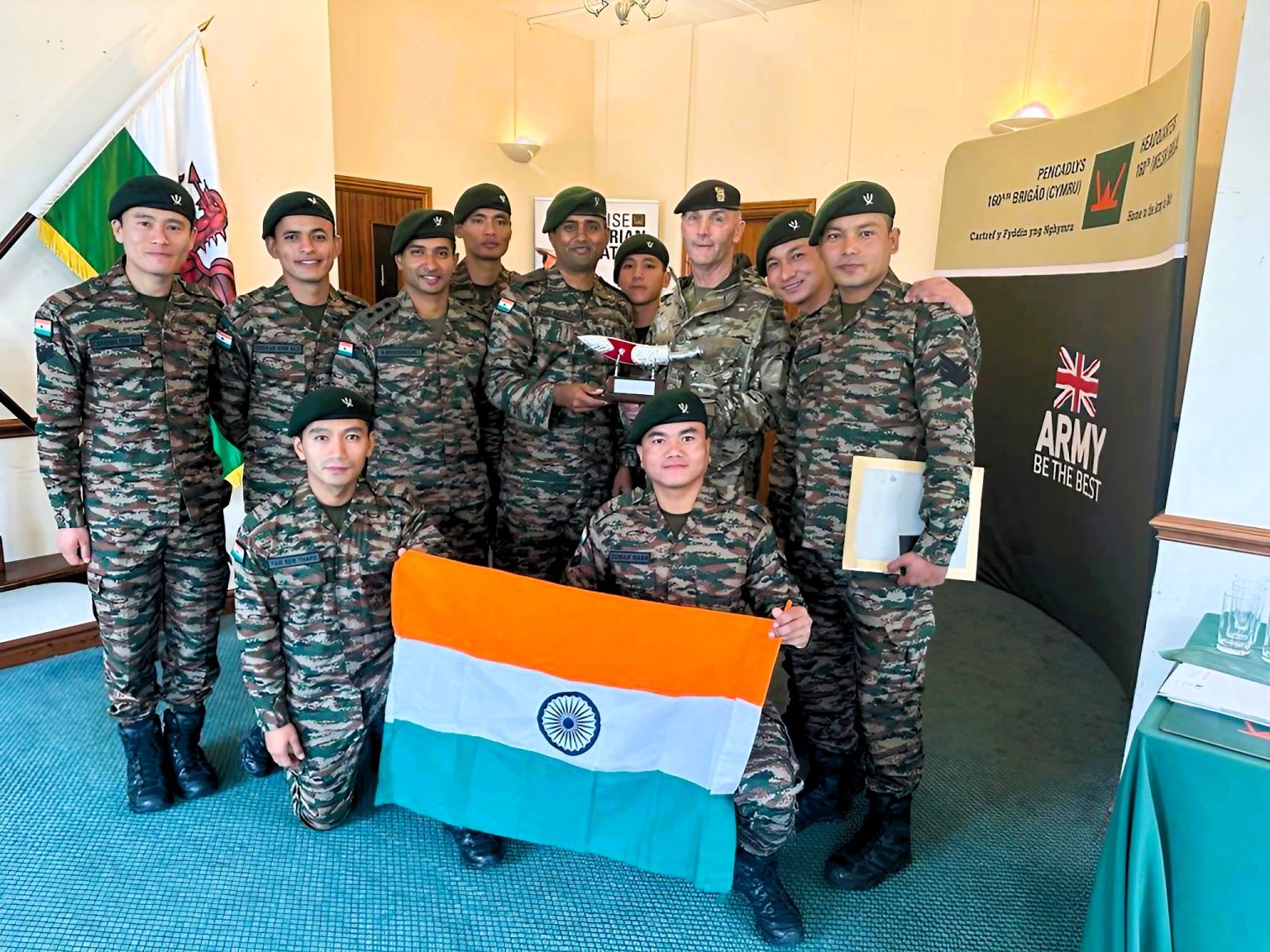 Indian Army wins Gold Medal in Cambrian Patrol 2023