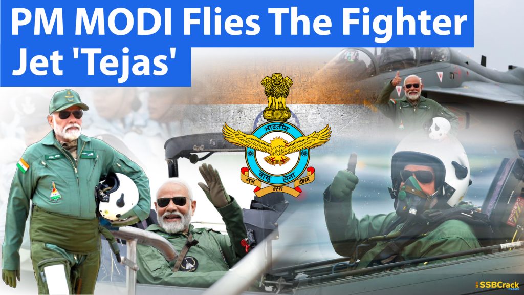 PM MODI Flies The Fighter Jet 'Tejas'