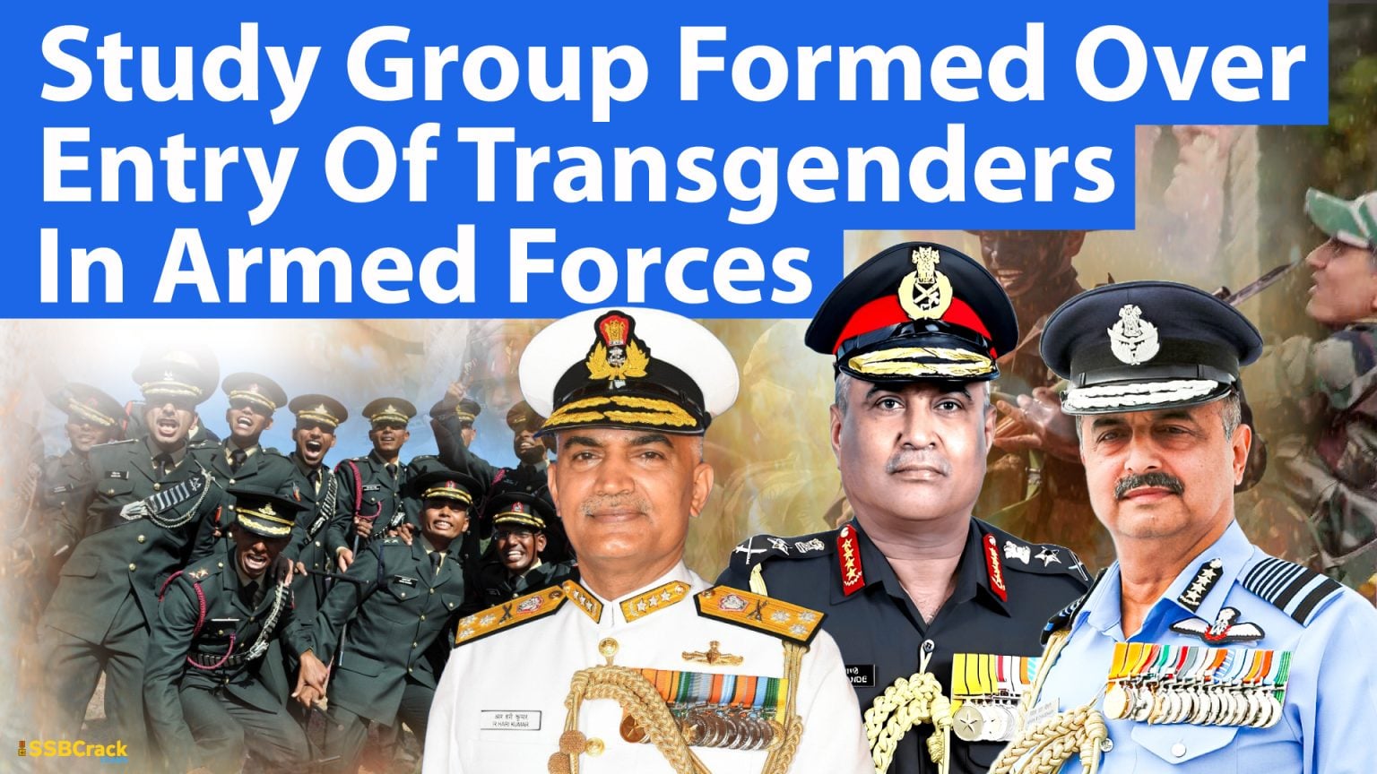 Joint Study Group Formed Over Entry of Transgenders In Armed Forces