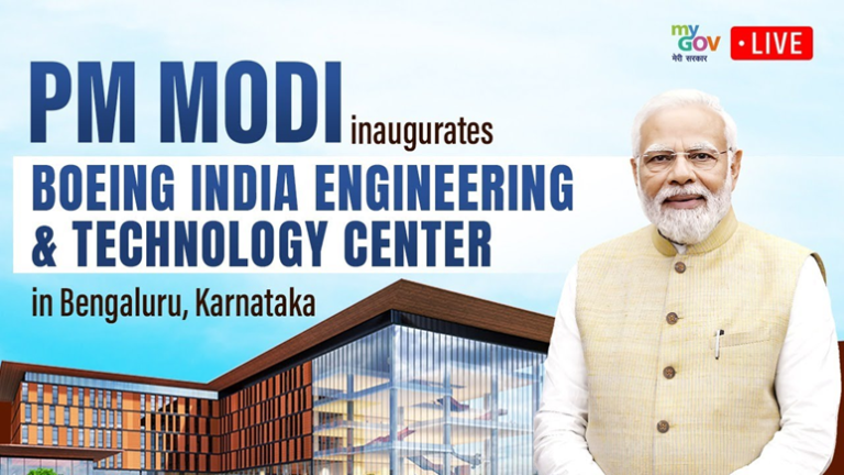 PM Modi Inaugurates Boeing’s Largest Facility