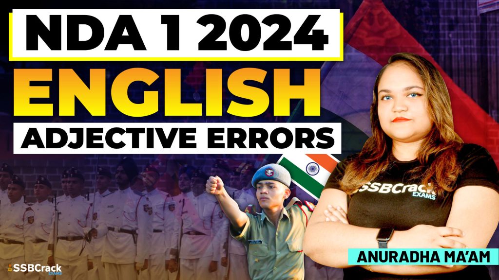 NDA 1 2024 Adjective Errors English Lecture