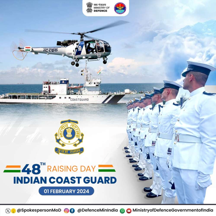 Indian Coast Guard 48th Anniversary