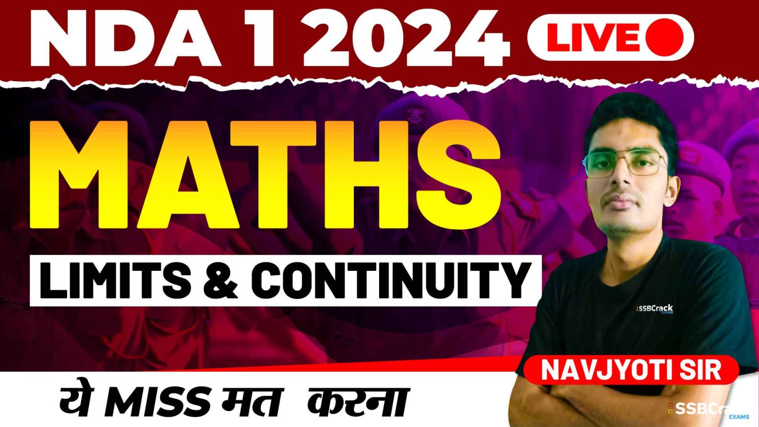 NDA 1 2024 Exam Maths Limits & Continuity