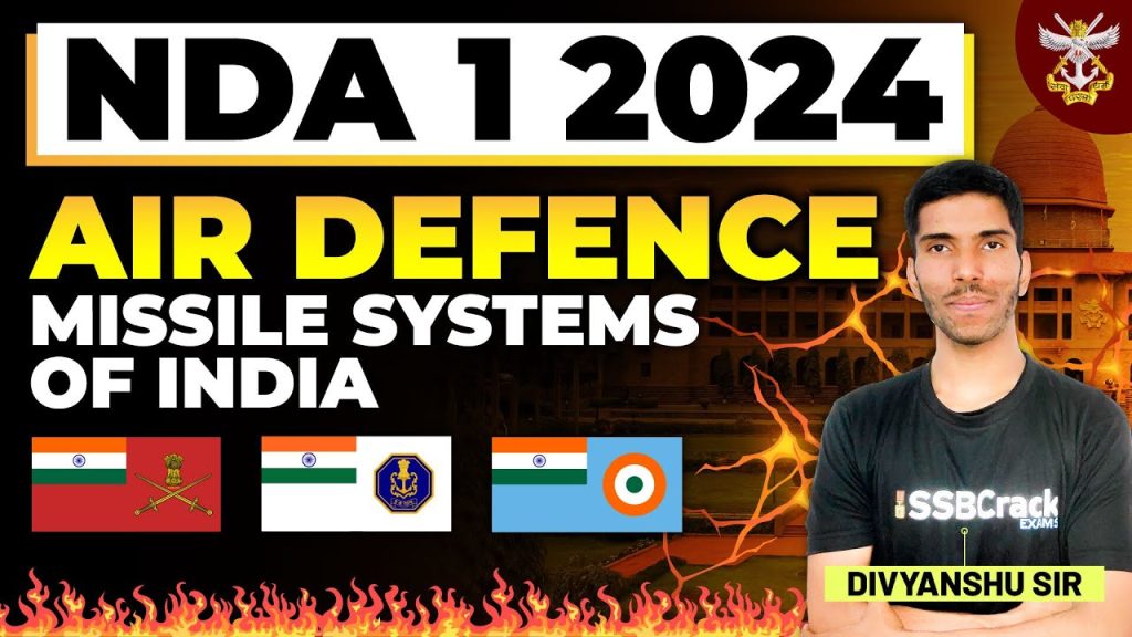 NDA 1 2024 Air Defence Missile Systems of India Lecture