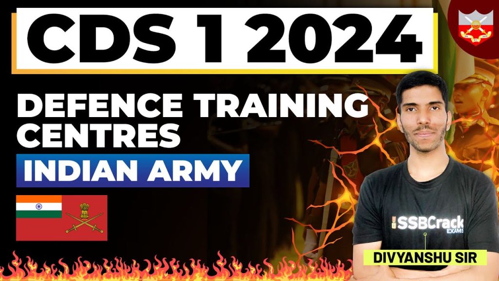 CDS 1 2024 Defence Training Centres of Indian Army Lecture
