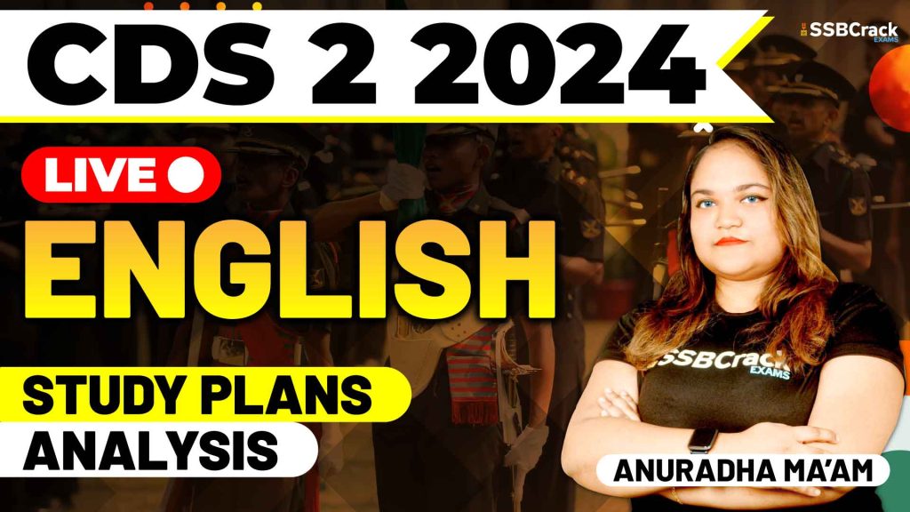 CDS 2 2024 Exam English Live Study Plan & Analysis