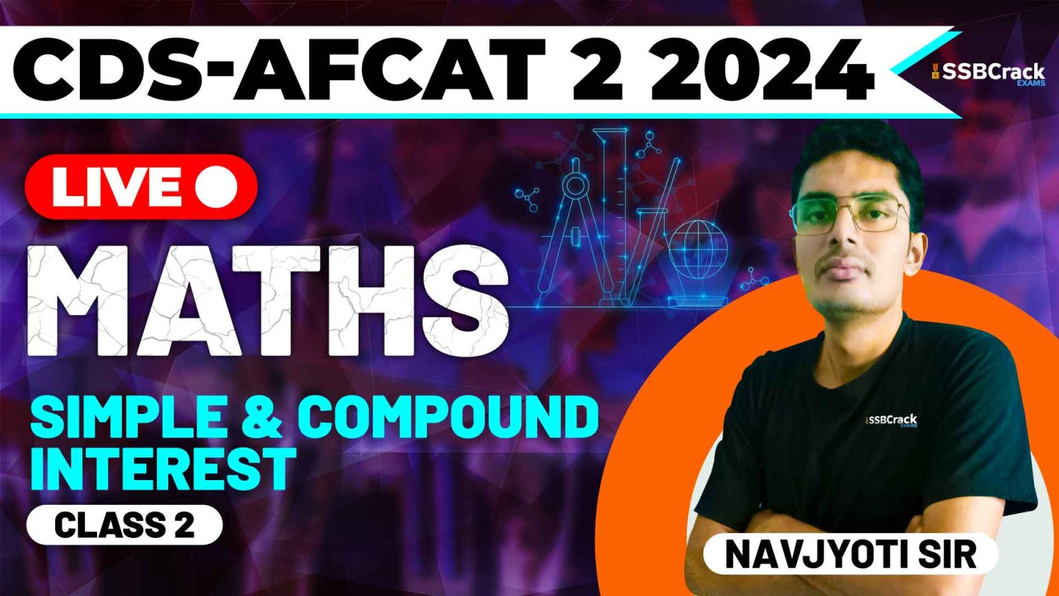 CDS & AFCAT 2 2024 Exam Maths Simple & Compound Interest Class 2