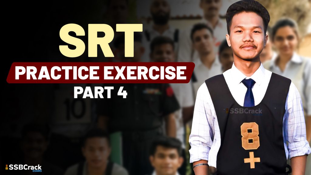 SSB Interview SRT Practice Exercise Part 4
