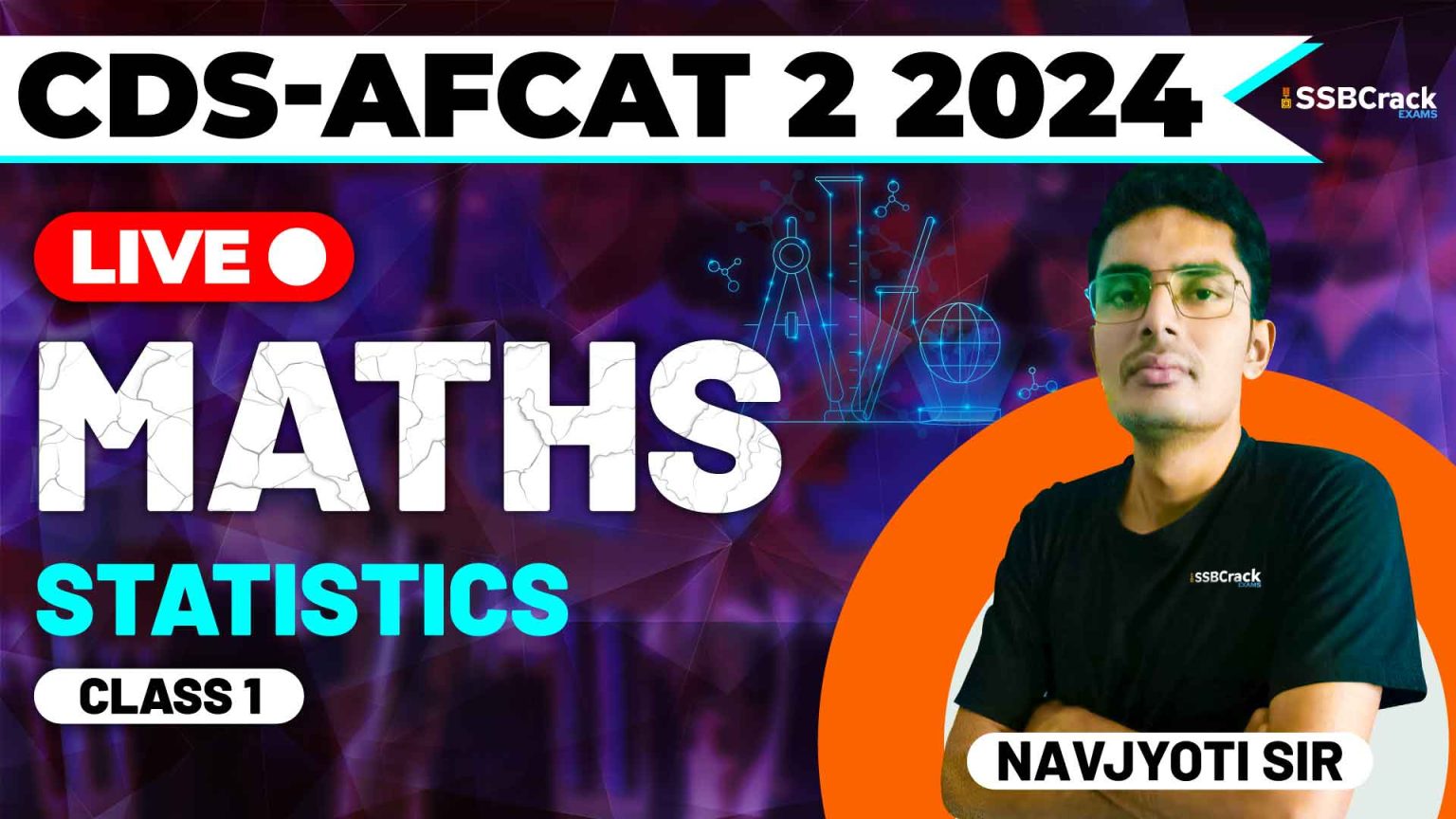 CDS & AFCAT 2 2024 Exam Maths Statistics Class 1