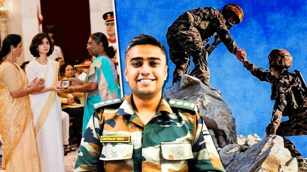 Captain Anshuman Singh Army Medical Corps Kirti Chakra