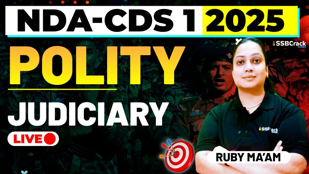 NDA CDS 1 2025 Polity - Judiciary