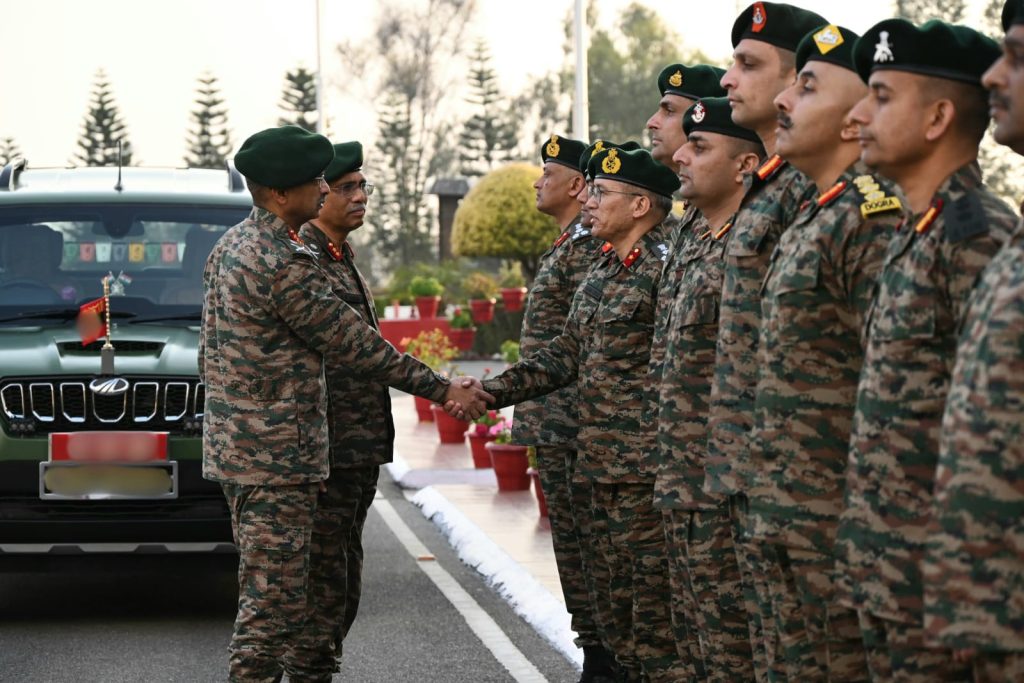 Army Commander Reviews Operational Preparedness and Technological ...