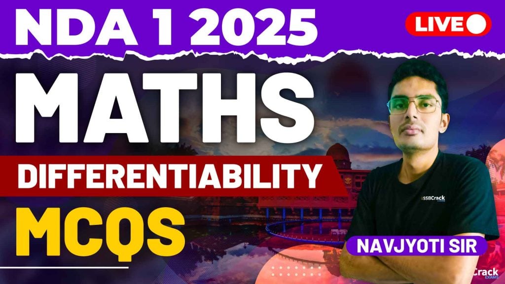 NDA 1 2025 Exam Maths Differentiability MCQs