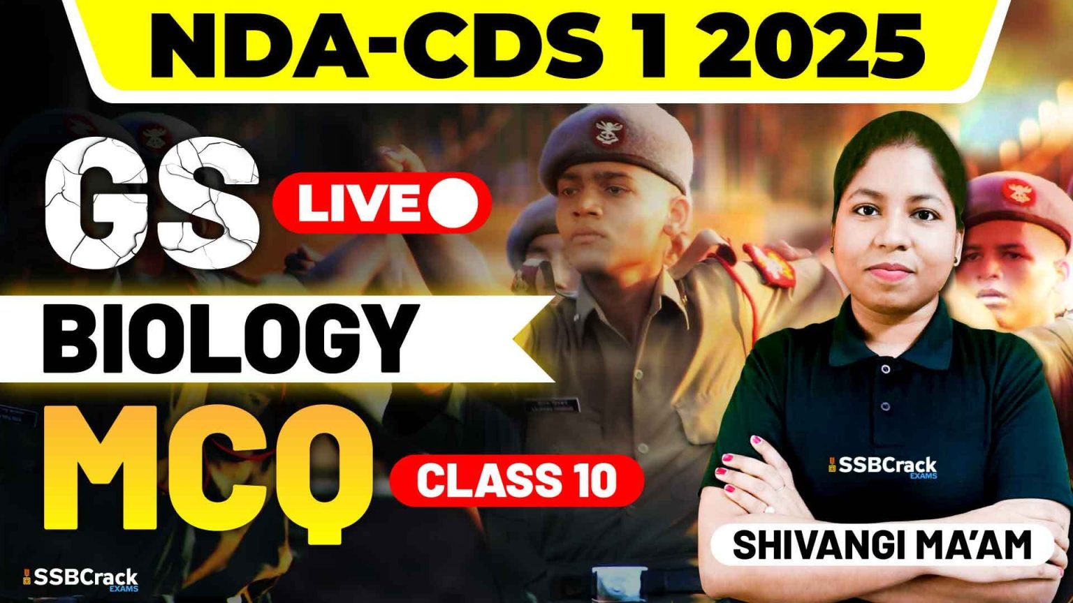 NDA CDS 1 2025 Biology MCQ Class 10