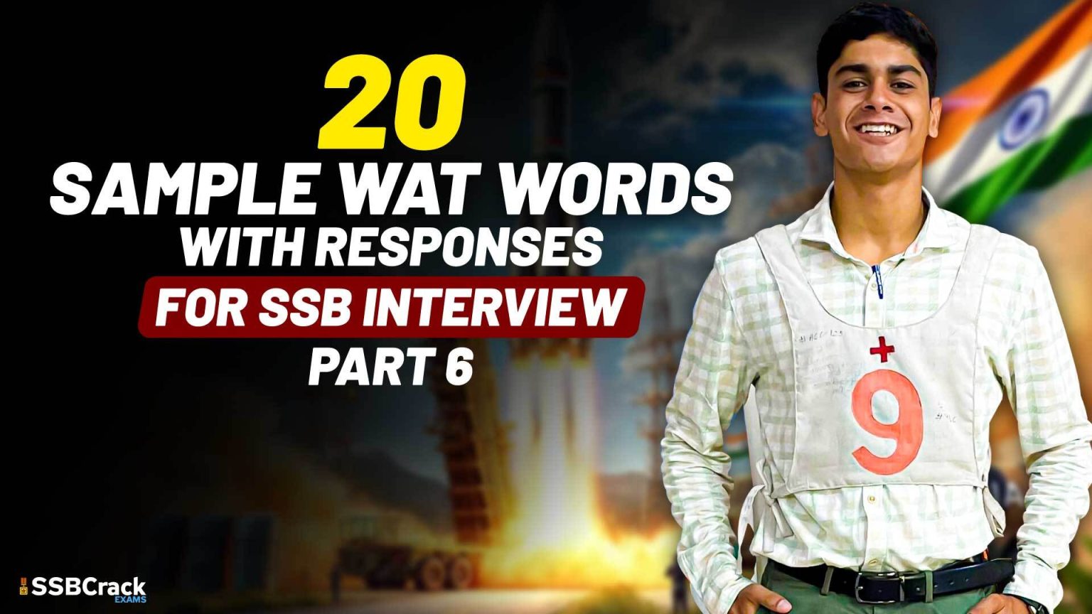 20 Sample WAT Words With Responses For SSB Interview - Part 6