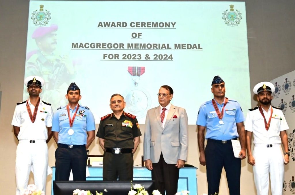 Indian Armed Forces Honor Five Personnel with MacGregor Memorial Medal ...