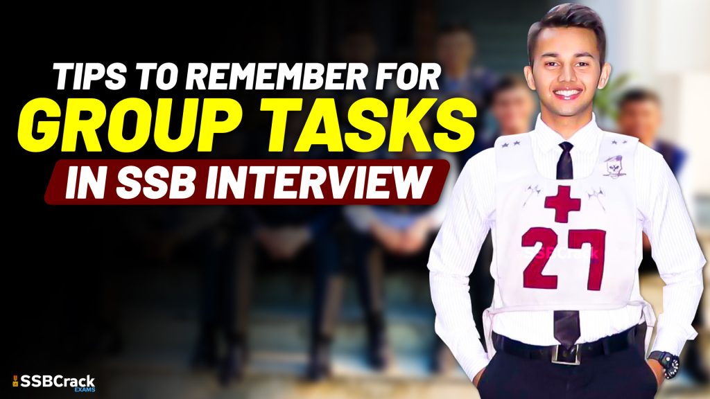 Tips To Remember For Group Tasks In SSB Interview