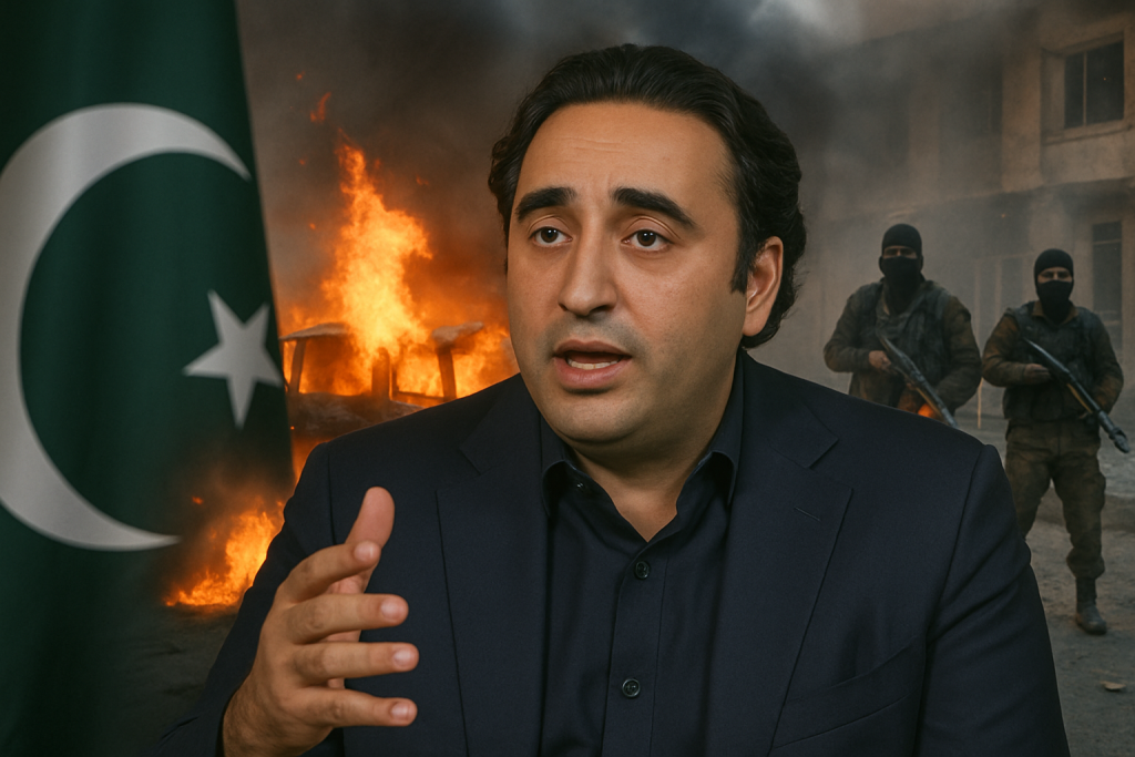 Former Pakistani Foreign Minister Bilawal Bhutto-Zardari Acknowledges ...