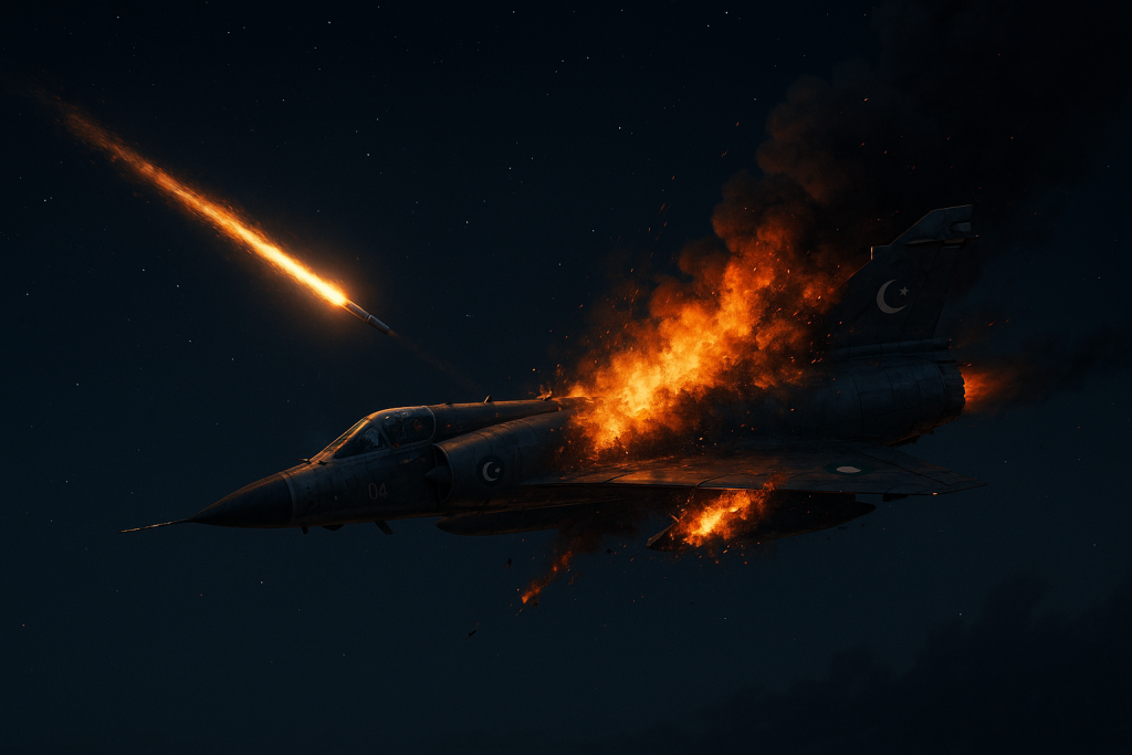 India Reveals Debris of Pakistani Mirage Aircraft Following Operation ...