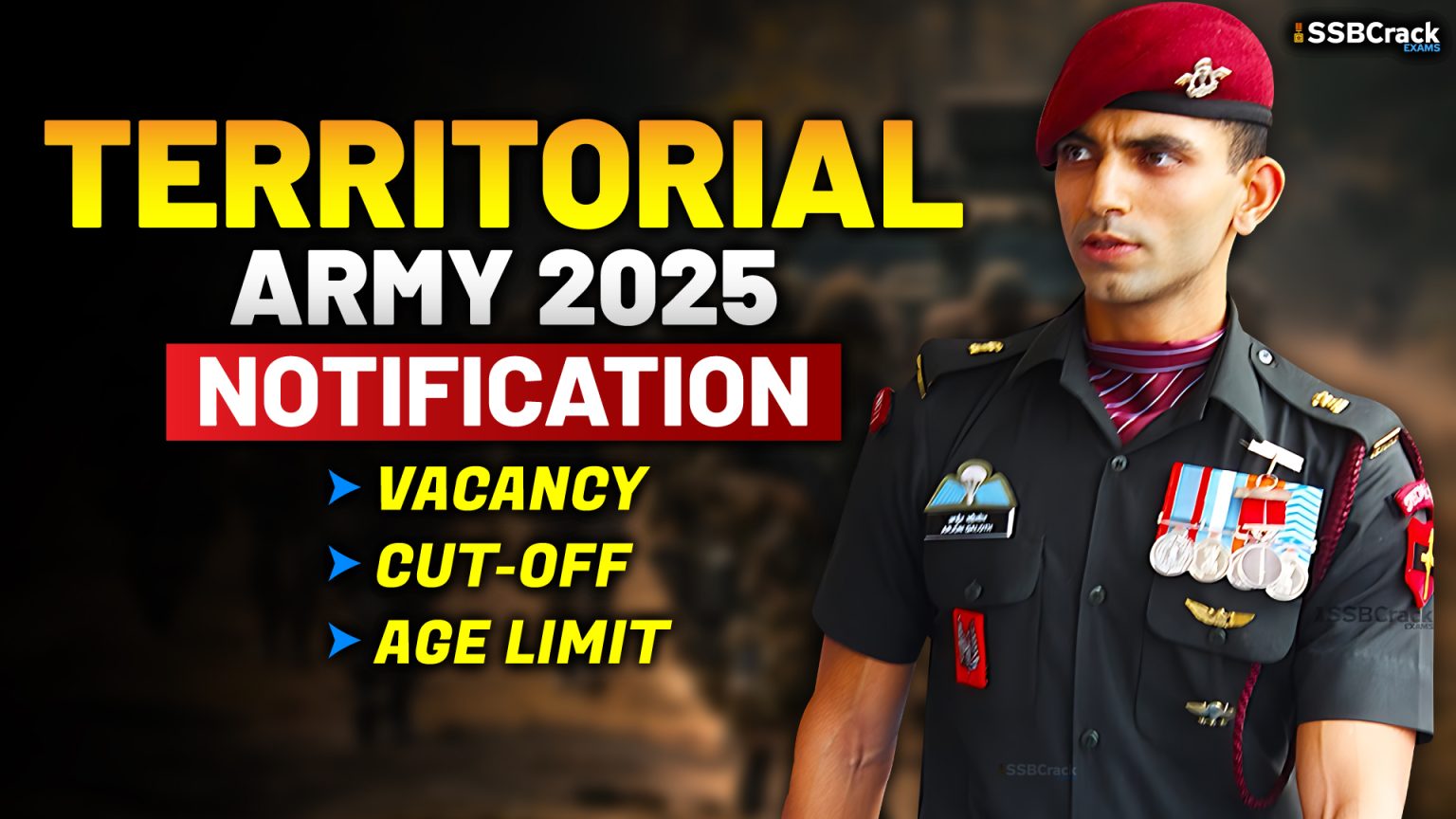 Territorial Army Notification and Exam Date 2025