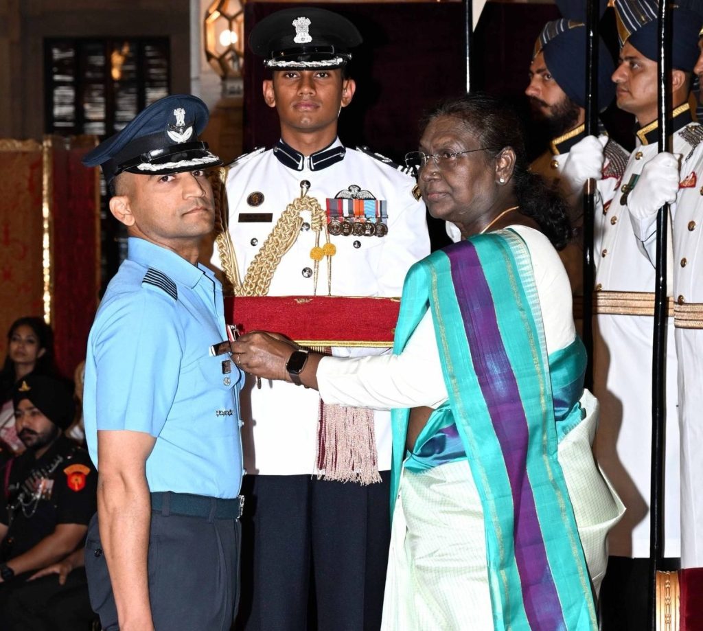 Wing Commander Keane Awarded Shaurya Chakra for Averting Mid-Air Disaster