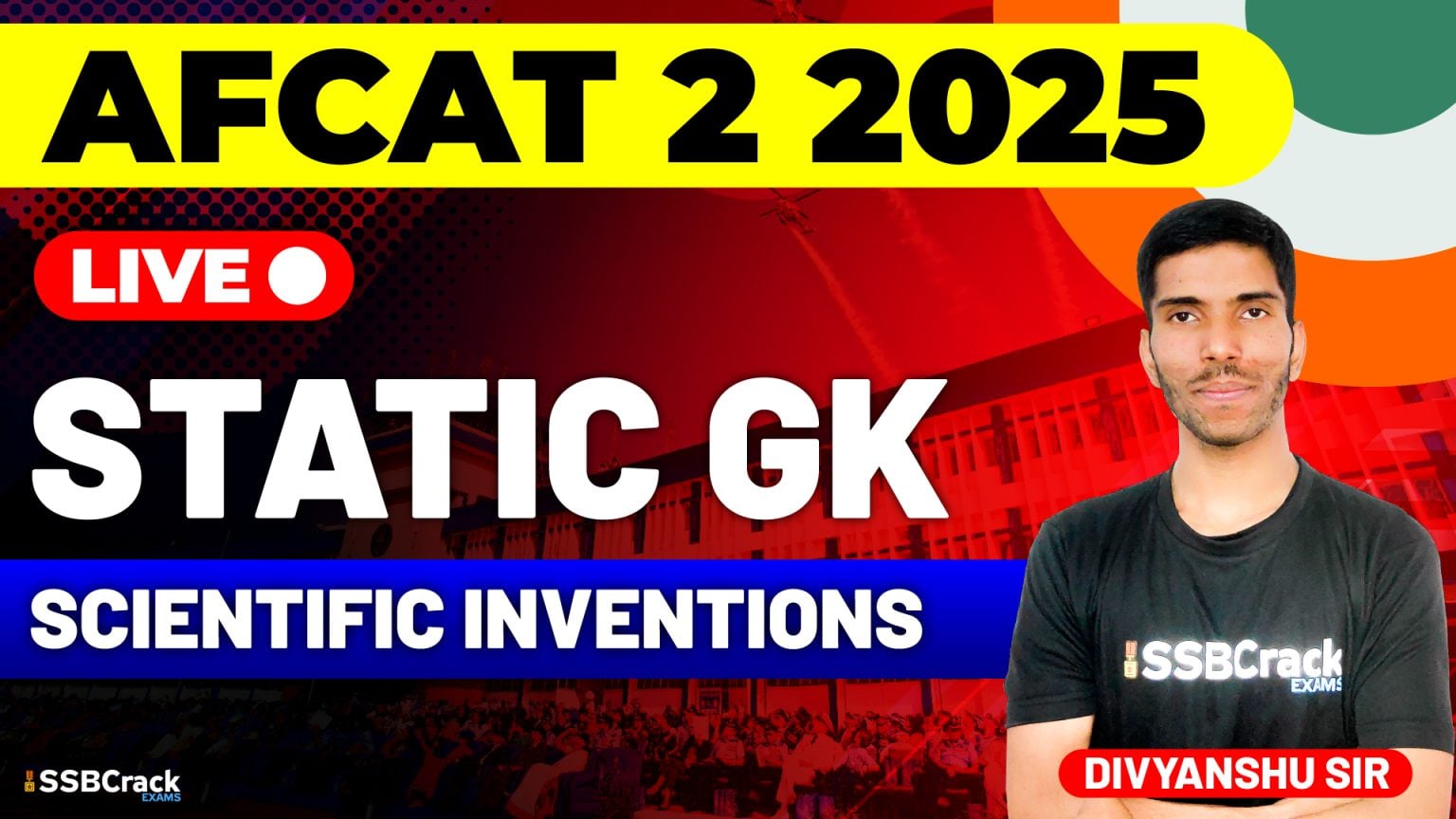 AFCAT 2 2025 Exam Static GK - Scientific Inventions