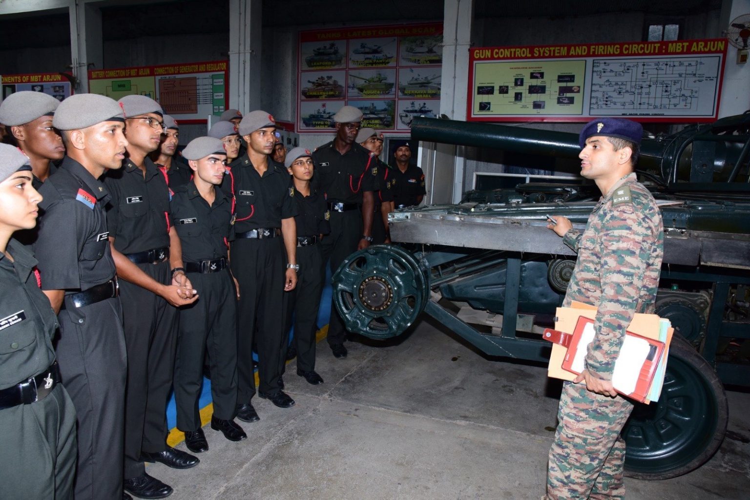 Officer Cadets from OTA Chennai Visit MCEME to Enhance Technical Skills ...