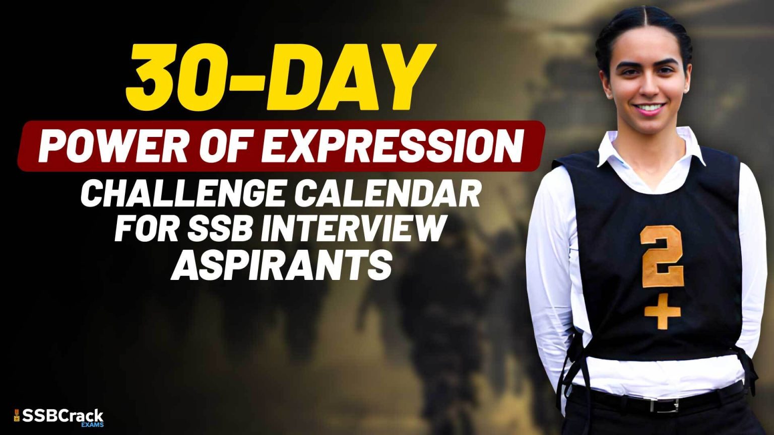 30 Day Power of Expression Challenge Calendar for SSB Interview Aspirants