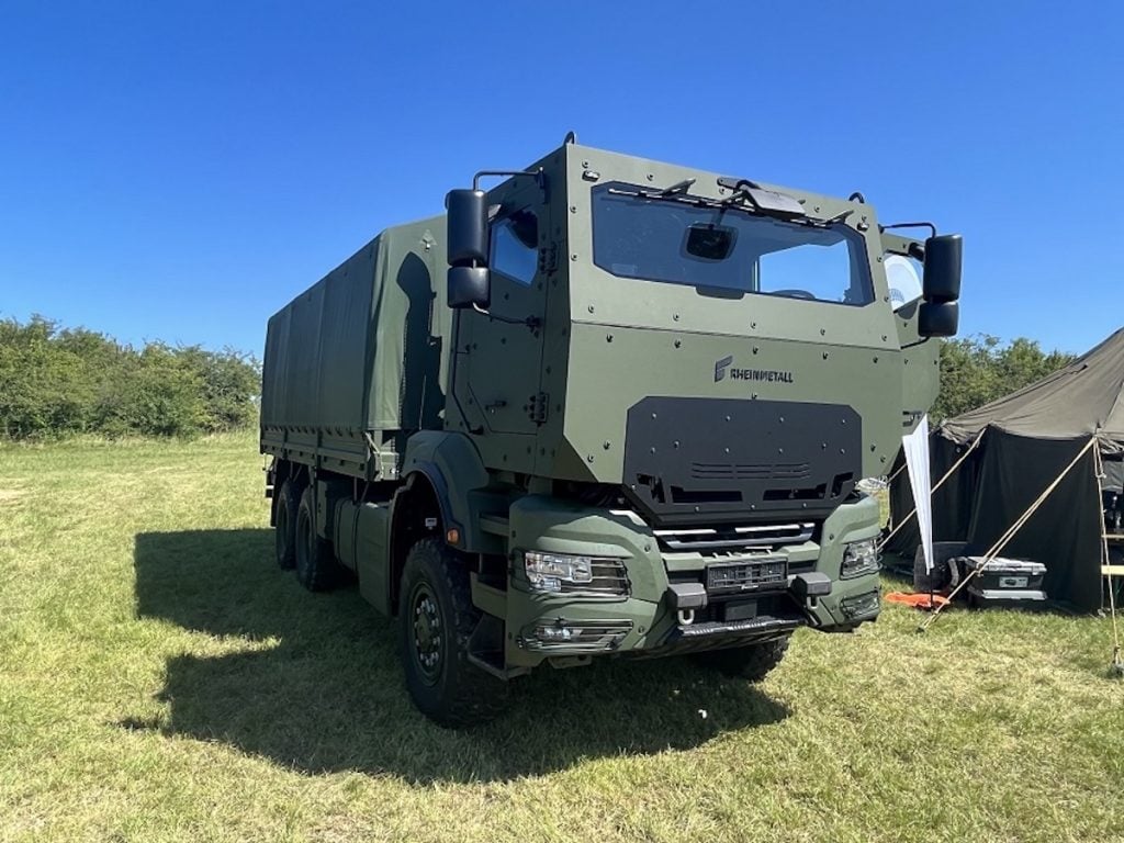 Rheinmetall Unveils Modular, Armored Truck at Mobility Days 2025