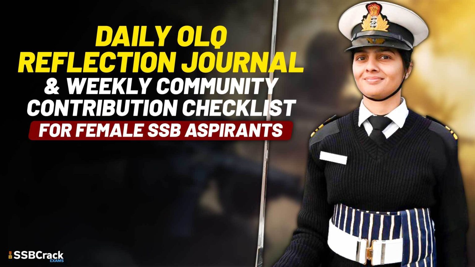 Daily OLQ Reflection Journal & Weekly Community Contribution Checklist ...