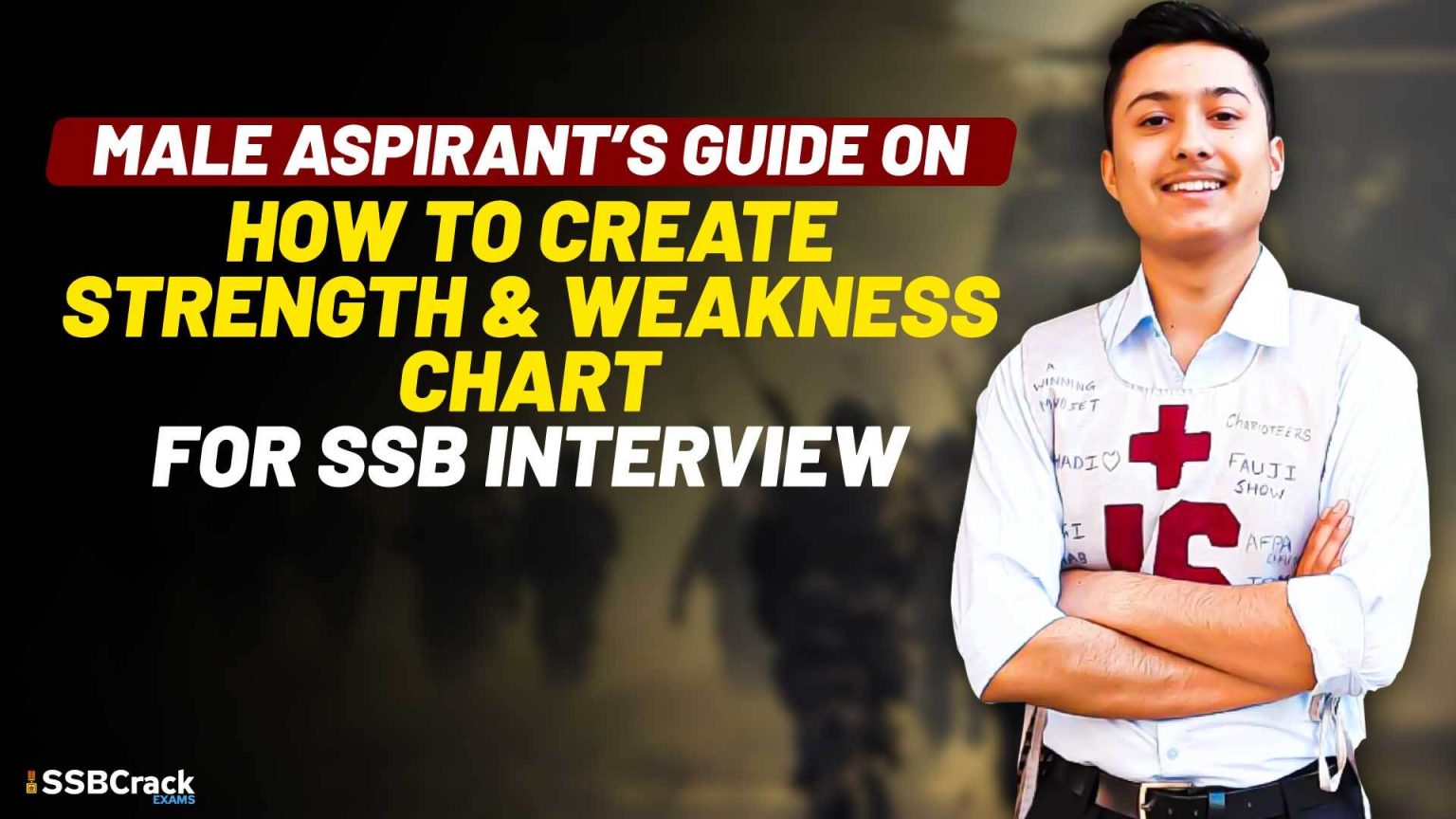 Male Aspirant’s Guide on How to Create Strength & Weakness Chart for SSB Interview