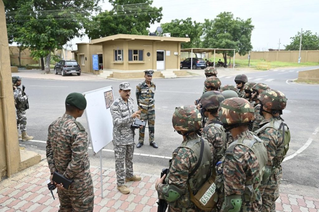 Indian Army and Air Force Conduct Joint Training Exercise at AFS Bhuj