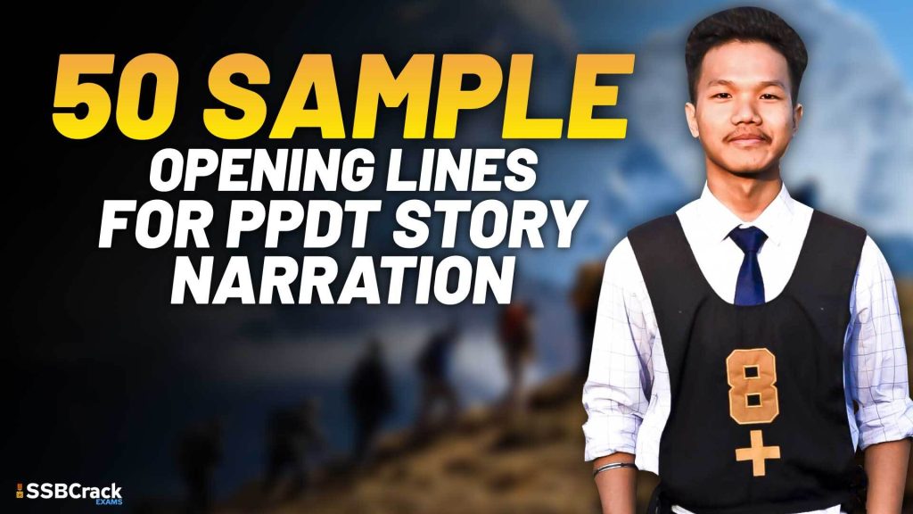 50 Sample Opening Lines For PPDT Story Narration