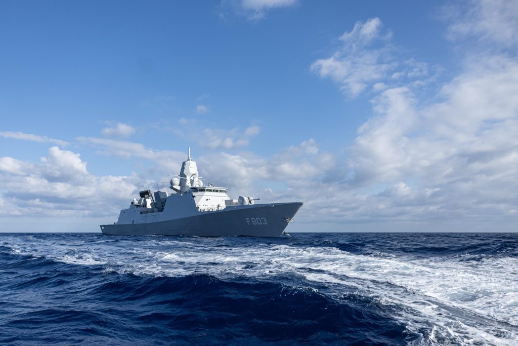 Dutch Navy Conducts Live-Fire Drills Off UK Coast in Exercise Sharpshooter