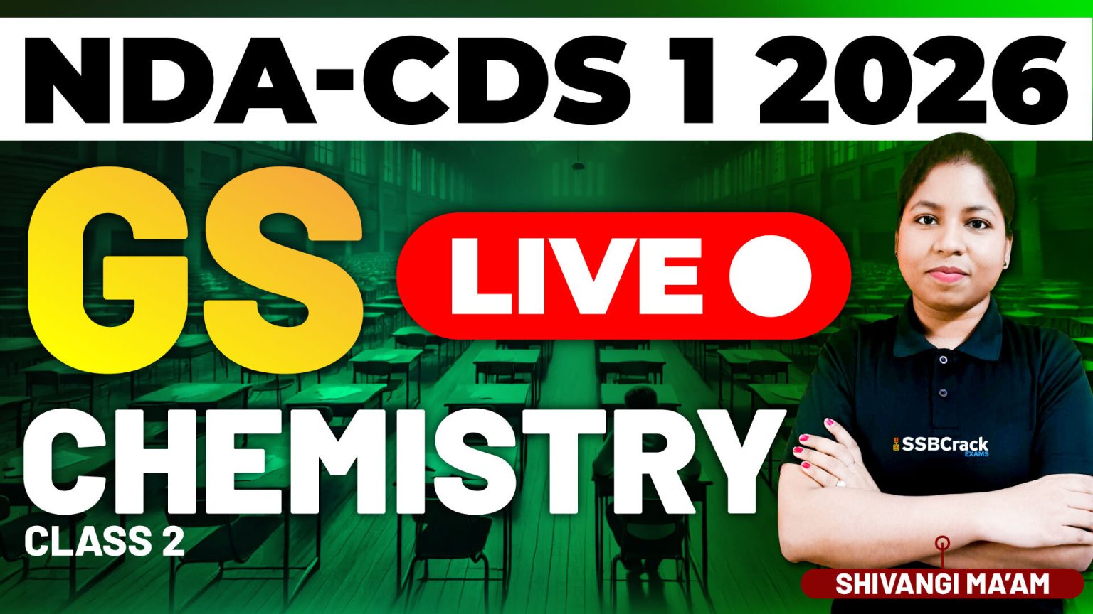 NDA & CDS 1 2026 Exam Chemistry –MCQ Class 2
