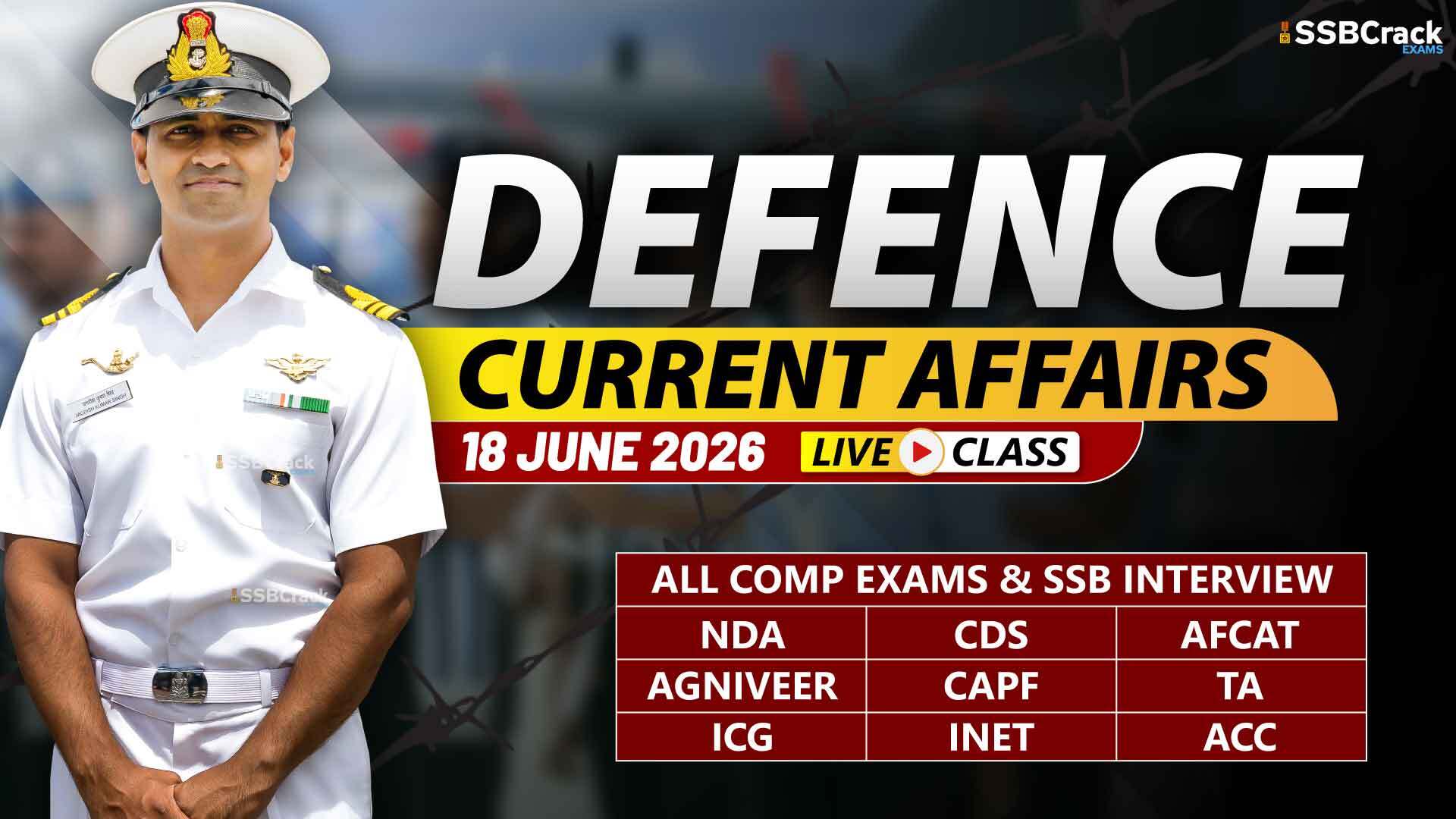 Defence Current Affairs 18 June 2026